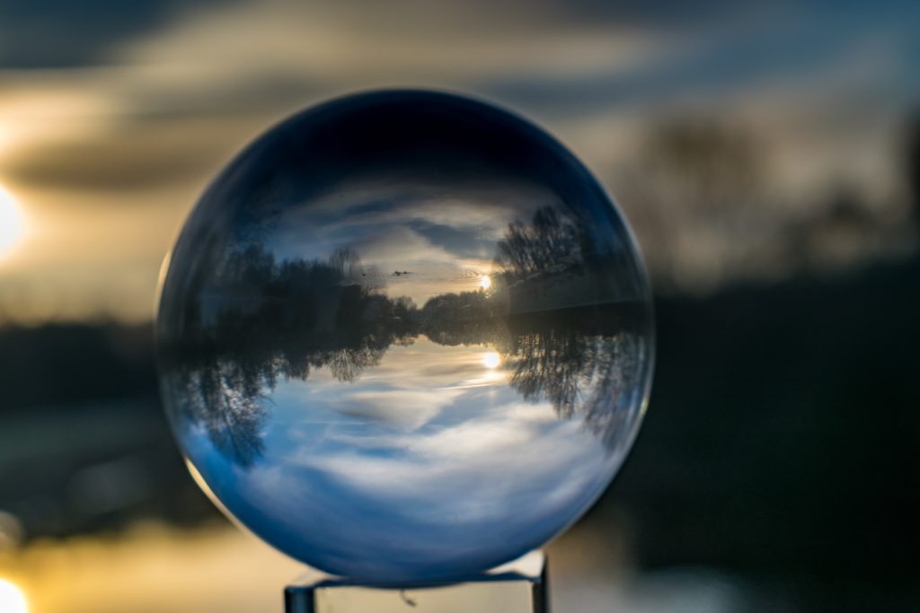 glass globe reflections - NancyKern.com